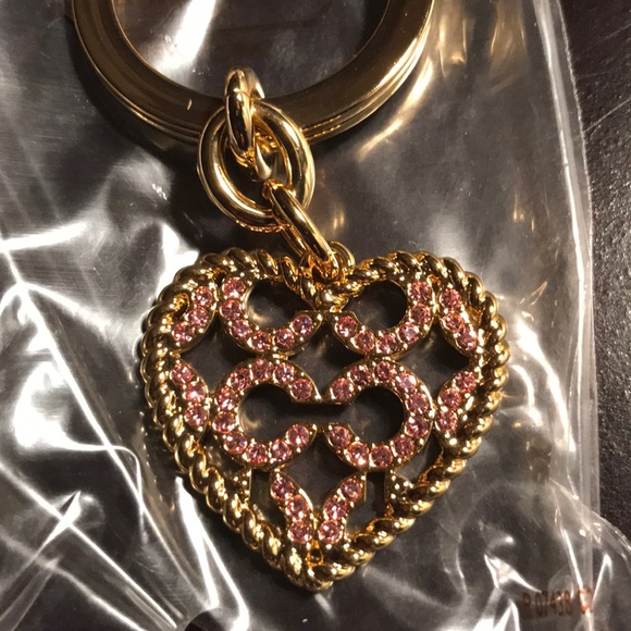 Coach | Accessories | Coach Heart Key Fob | Poshmark